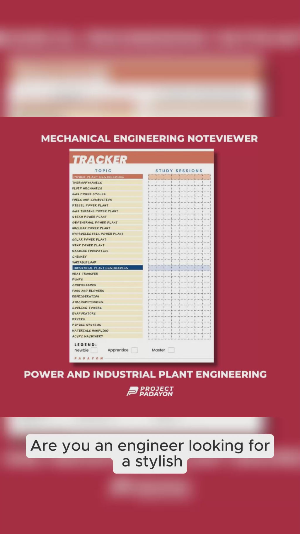 Mechanical Engineering NoteViewer - Power and Industrial Plant Enginee – Project Padayon