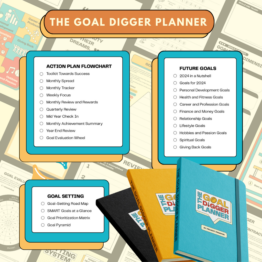The Goal Digger Planner - 2024 Gamified Planner – Project Padayon