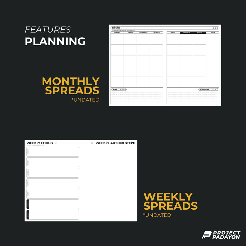 The Goal Digger Planner - 2024 Gamified Planner – Project Padayon