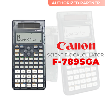 Canon F-789SGA (Version 1) Transparent Scientific Calculator + FREE Pr ...