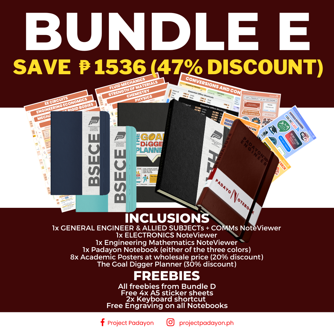 ECE BUNDLE - GEAS + Communications + Electronics + MATH – Project Padayon