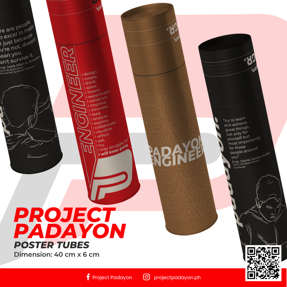 Poster Tubes - For Our Engineering Posters Only – Project Padayon