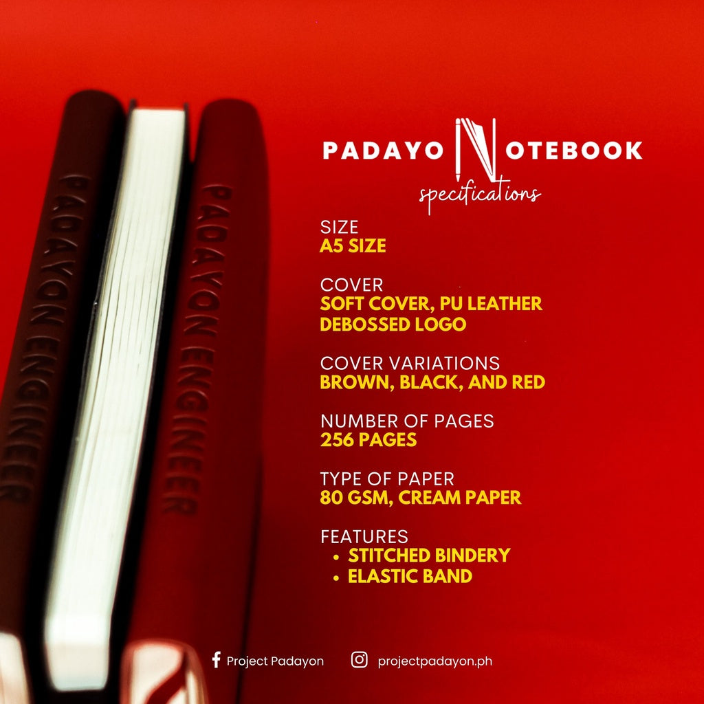 PADAYON Notebooks with Conversions and Constants – Project Padayon